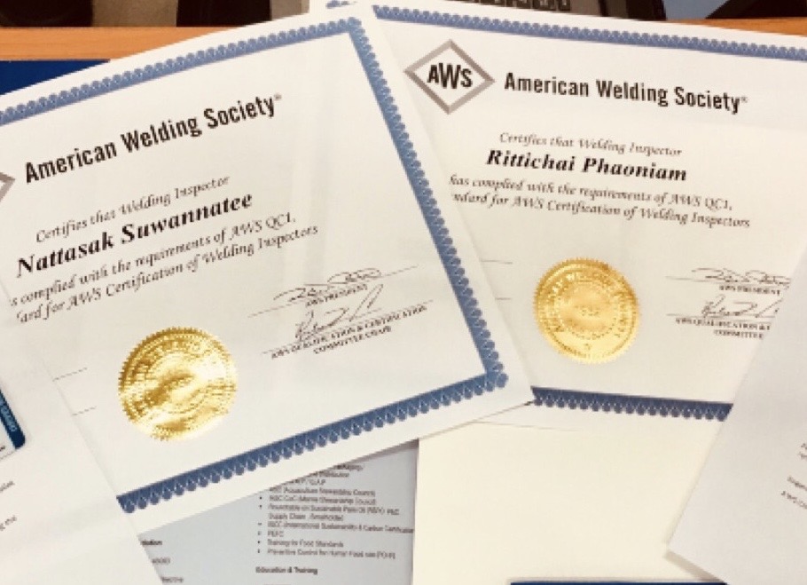 AWS-CWI เตรียมสอบ ตลุยข้อสอบ – Welding Specialist
